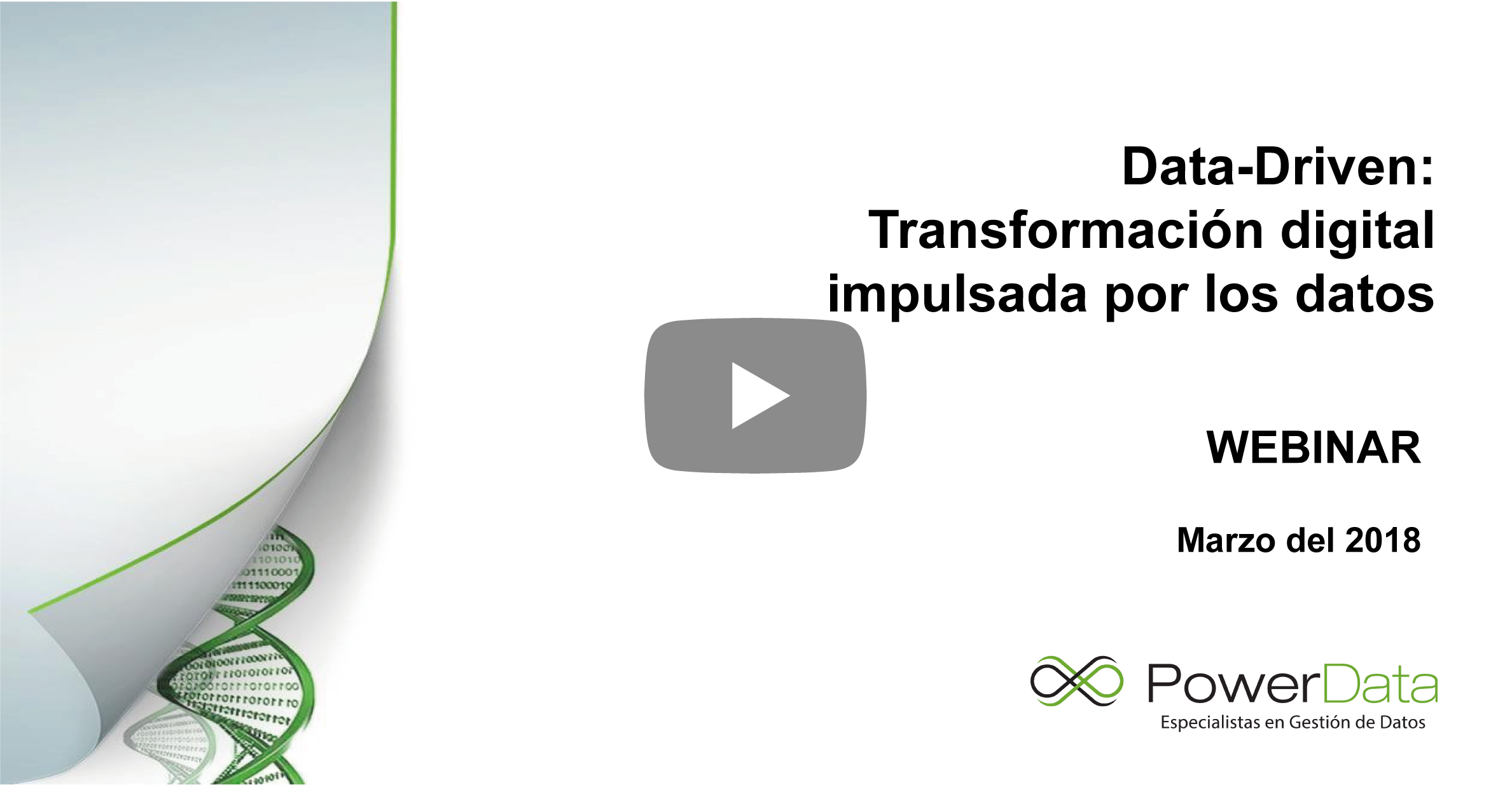 On-Demand Webinar | Transformación digital impulsada por los datos